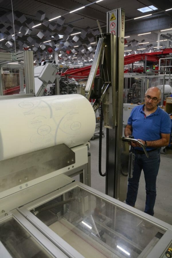 Lifts help to lift, turn and rotate film rolls - packaging journal