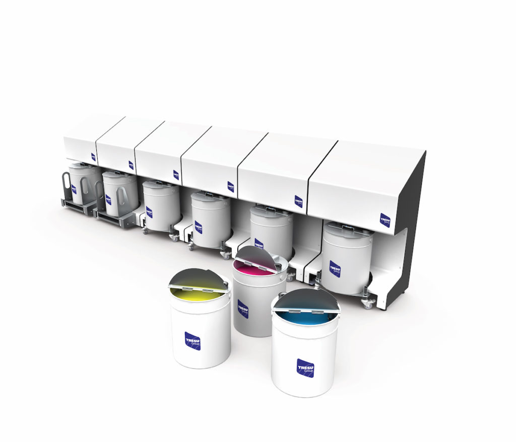 TRESU F10-iCon ink supply system - packaging journal