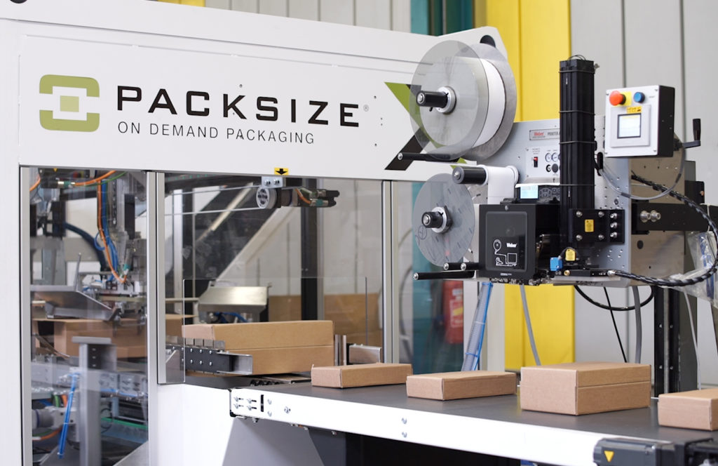 Das Verpackungssystem X7 ermöglicht vollautomatisches On Demand Packaging. (Bild: Packsize GmbH ...