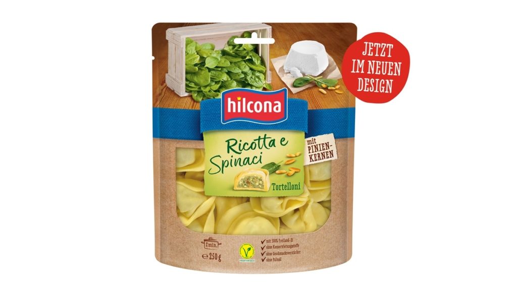 Optimiertes Design der Pasta Classica von Hilcona - packaging journal