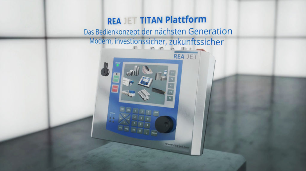 Die REA JET TITAN Plattform – das einheitliche Bedienkonzept für alle REA Kennzeichnungssysteme ...