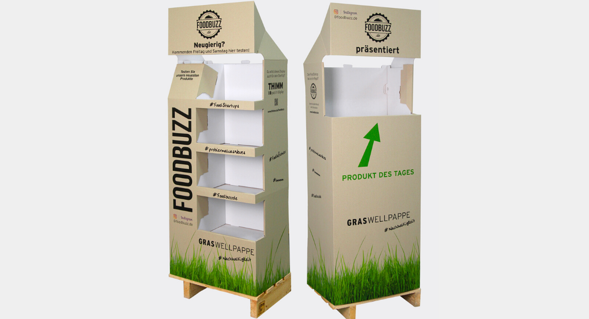 Displays aus Graswellpappe - packaging journal