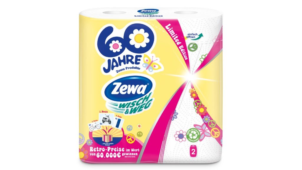 Zewa: Limited Edition zum 60. Geburtstag - packaging journal
