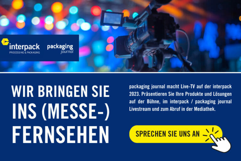 interpack TV Banner - packaging journal