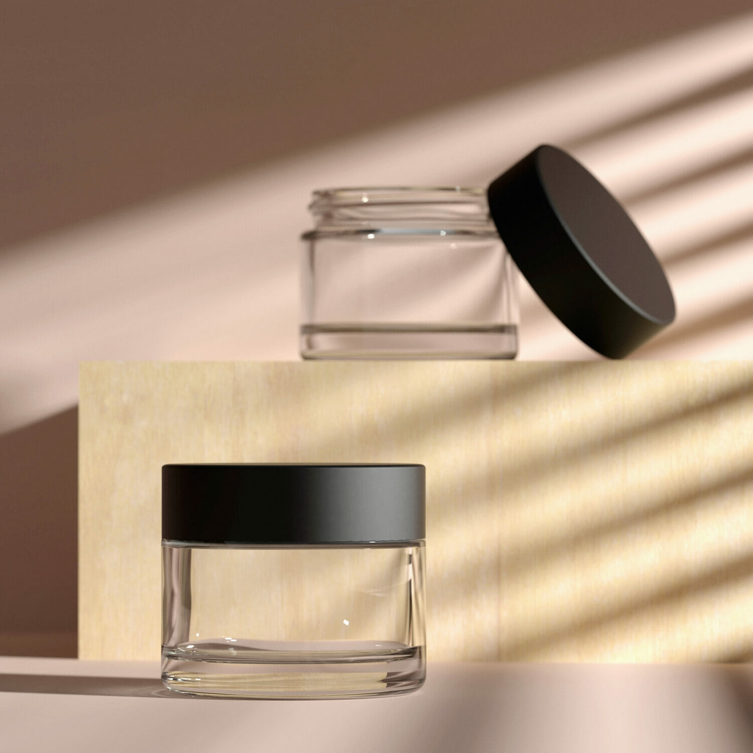 sulapac Glass_jar_with lid made of Sulapac Luxe - packaging journal