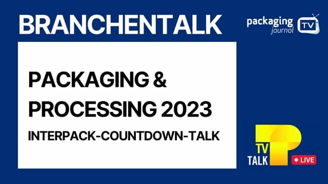 Video Thumbnail: TIGHTLY PACKED TV LIVE • Packaging & Processing 2023 . Der interpack Countdown ...