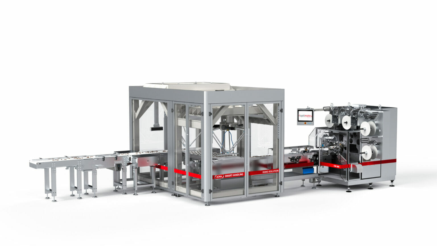 Flexible robotic distribution line for chocolate - packaging journal
