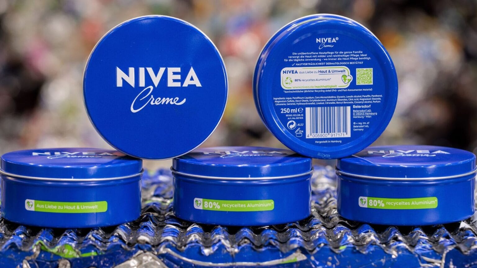 Nivea Creme-Dose jetzt aus 80 Prozent recyceltem Aluminium - packaging ...