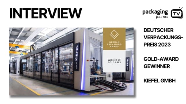 Video-Vorschaubild: Deutscher Verpackungspreis 2023 - Gold für KIEFEL - packaging journal