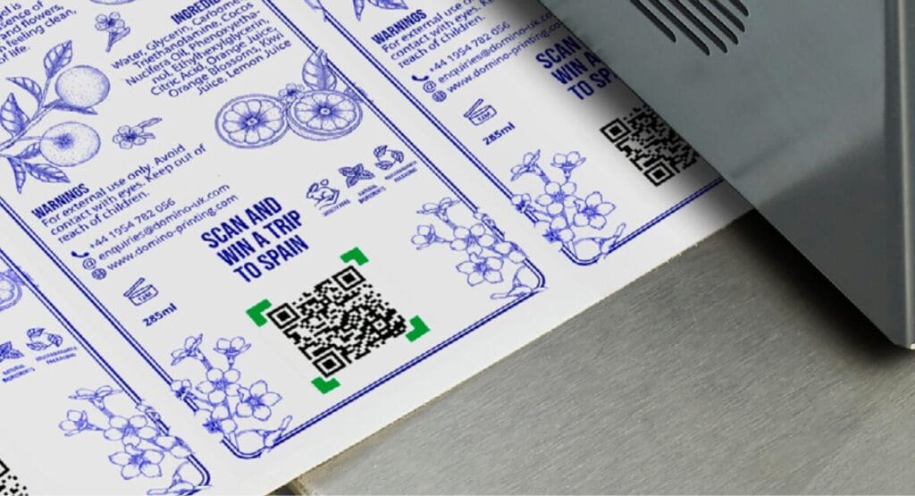 Domino 2d code - packaging journal